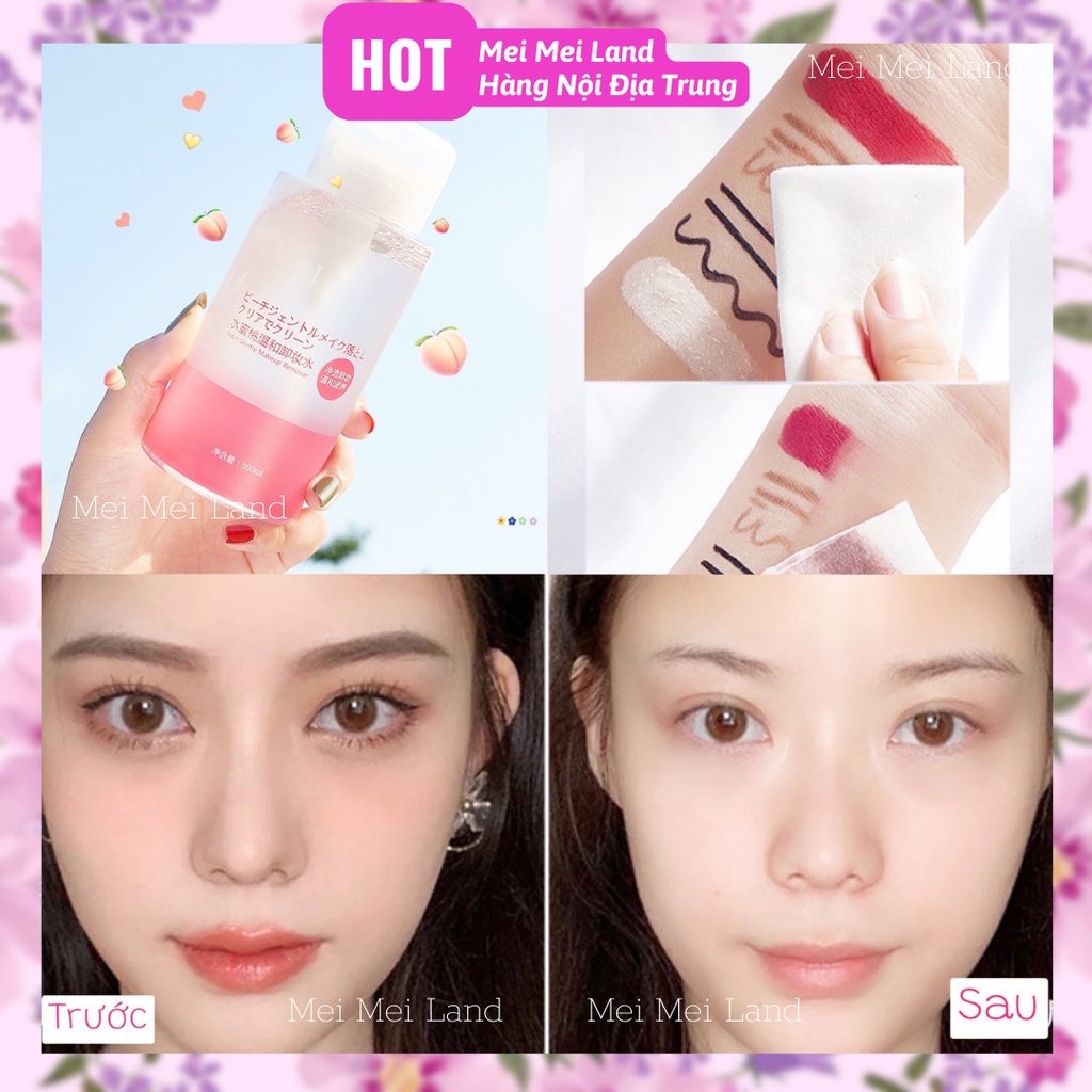 (Chính Hãng) Nước Tẩy Trang Heyxi Nhẹ Dịu Tinh Chất Đào 300ML Hàng Nội ...