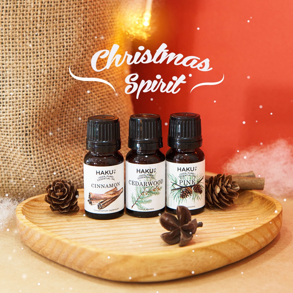 Combo tinh dầu Christmas Spirit HAKU | Shopee Việt Nam