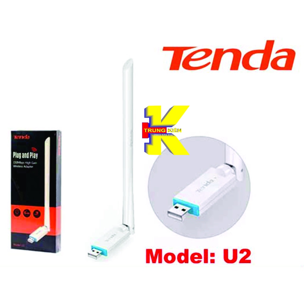 USB THU WIFI TENDA U2 150MB CÓ ĂNGTEN | Shopee Việt Nam
