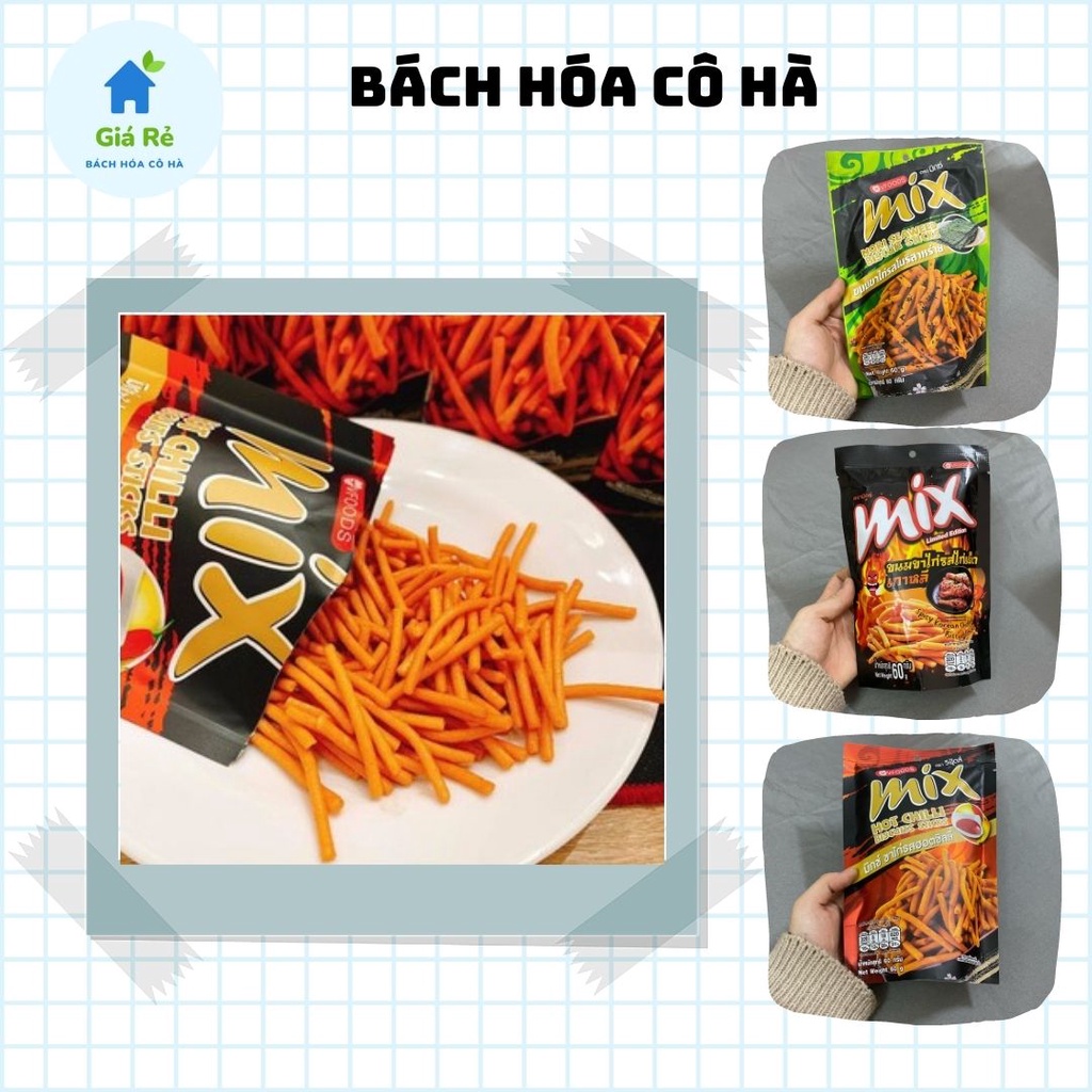 Snack bim bim que Mix Vfoods Thái Lan 60g đủ vị - Bách hóa Cô Hà ...