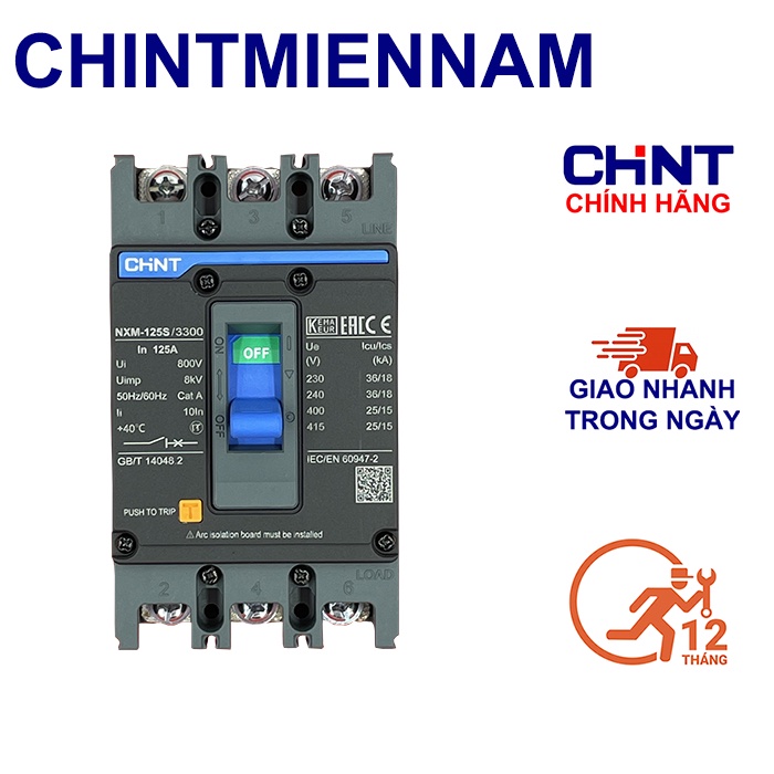 APTOMAT KHỐI NXM CHINT MCCB 3P-50A-63A-80A-100A-125A | Shopee Việt Nam