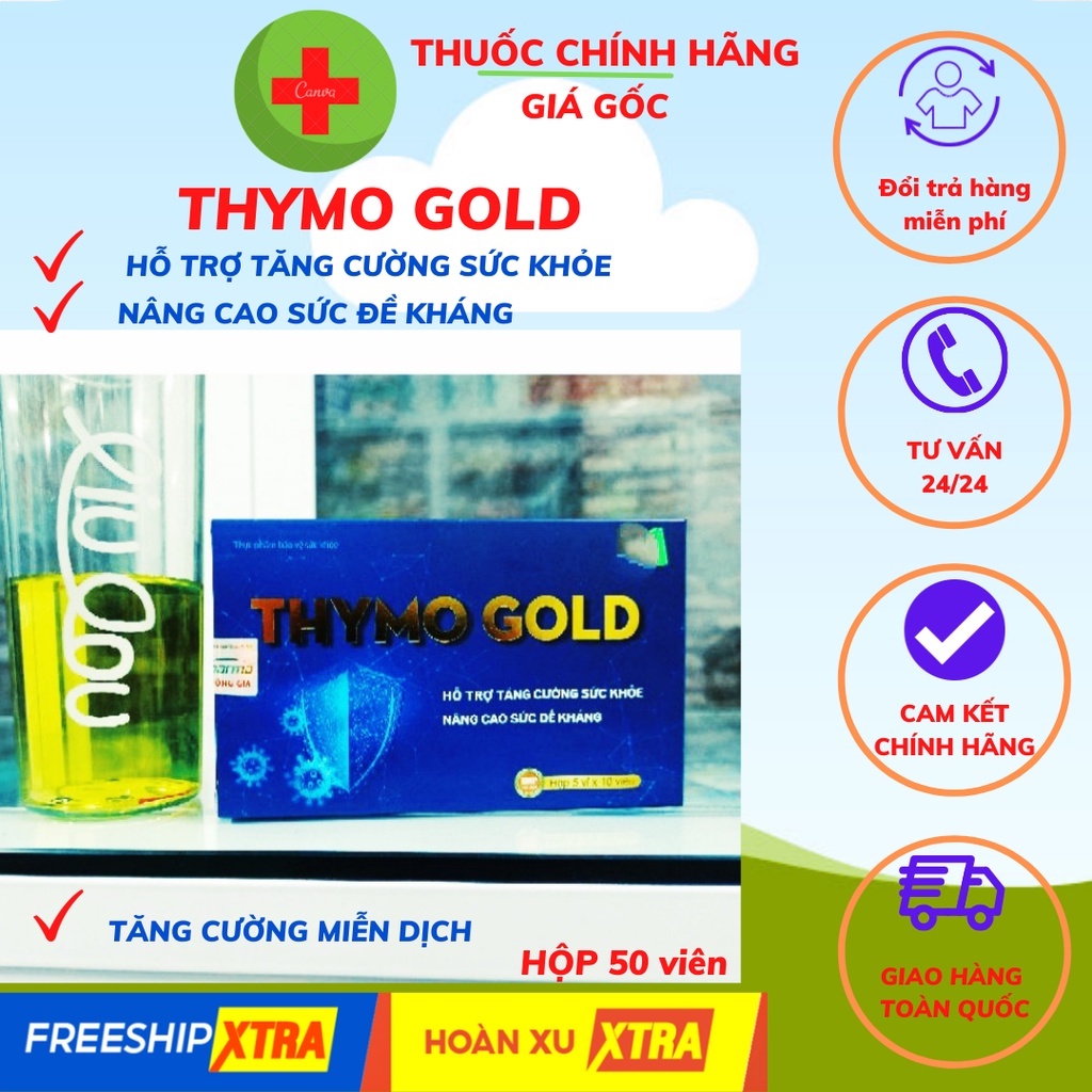 THYMO GOLD: TĂNG ĐỀ KHÁNG NÂNG CAO MIỄN DỊCH Tăng sức khoẻ | Shopee ...