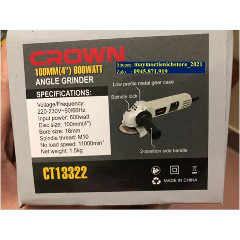 Máy mài góc Crown CT13322 | Shopee Việt Nam