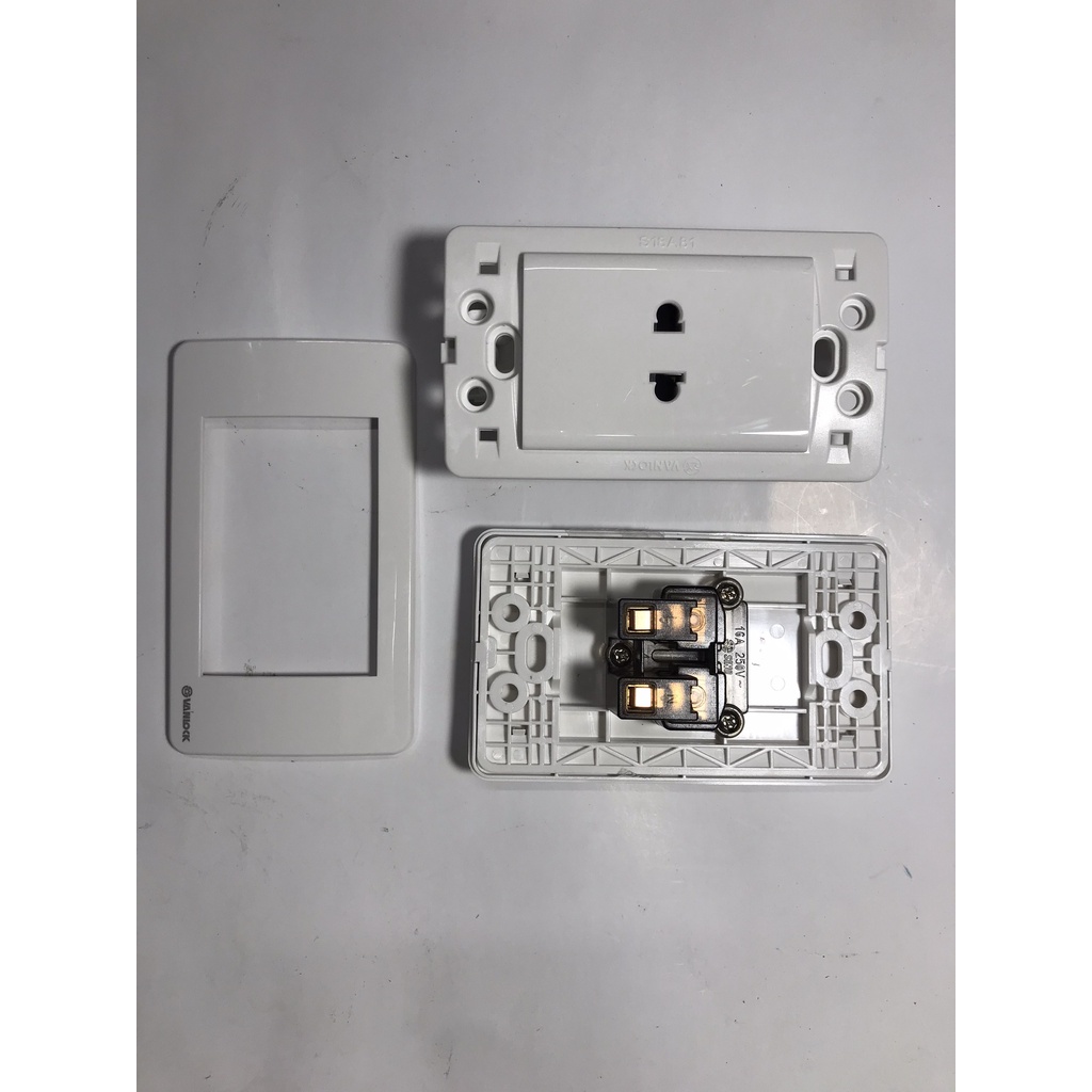 ổ cắm đơn , đôi , ba 2 chấu S18A Sino | Shopee Việt Nam