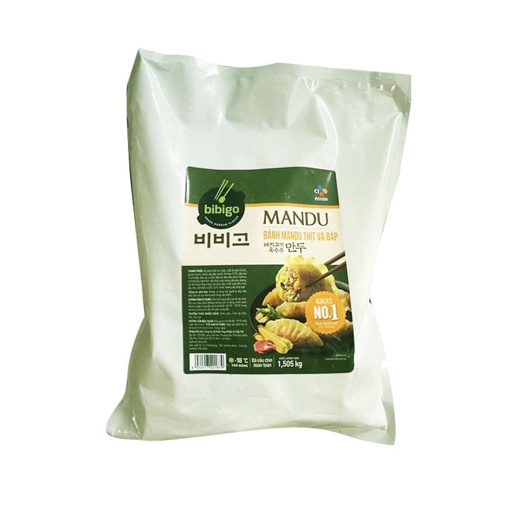 MANDU BIBIGO NHÂN THỊT VÀ BẮP 1.505KG | Shopee Việt Nam