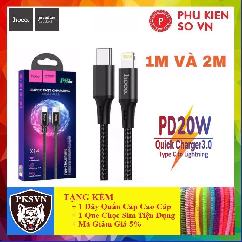Cáp Sạc Hoco X14 PD 20W Type-C to-Cáp Sạc Nhanh Quick Charger 3.0 Dây ...
