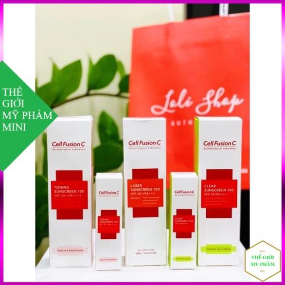 Cell Fusion C Kem Chống Nắng (KCN) Cell Fusion C Đỏ, Hồng, Xanh - 10ml ...