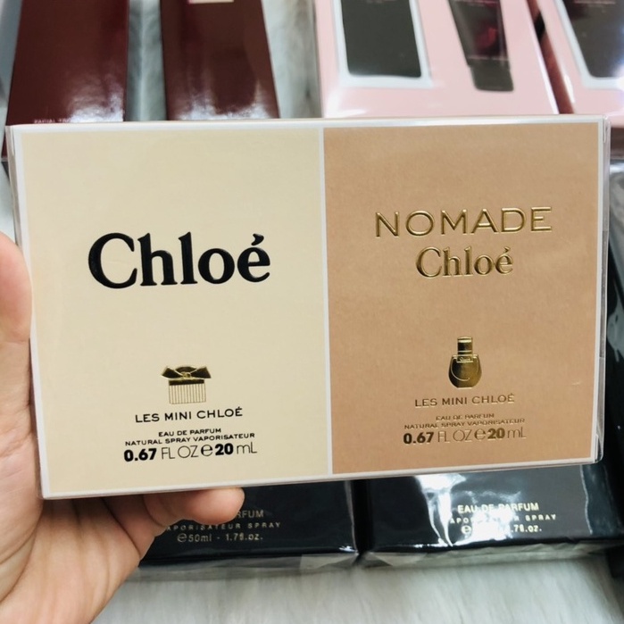 [CÓ BILL] Set Nước hoa Chloe Duo Mini Chloe EDP và Chloe Nomade 20ml x 2 chính hãng | Shopee ...