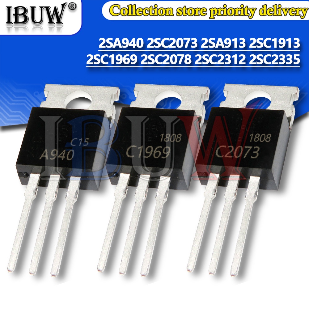 Set 10 Mạch 2SA940 2SC2073 2SA913 2SC1913 2SC1969 2SC2078 2SC2312 ...