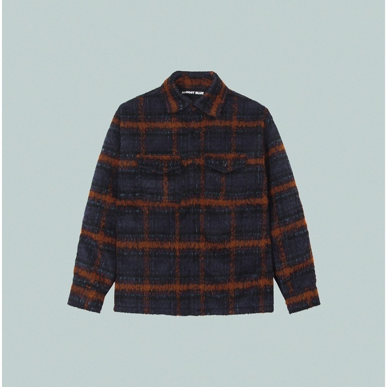 Áo Khoác Flannel Bluko Navi Flannel Jacket | Shopee Việt Nam