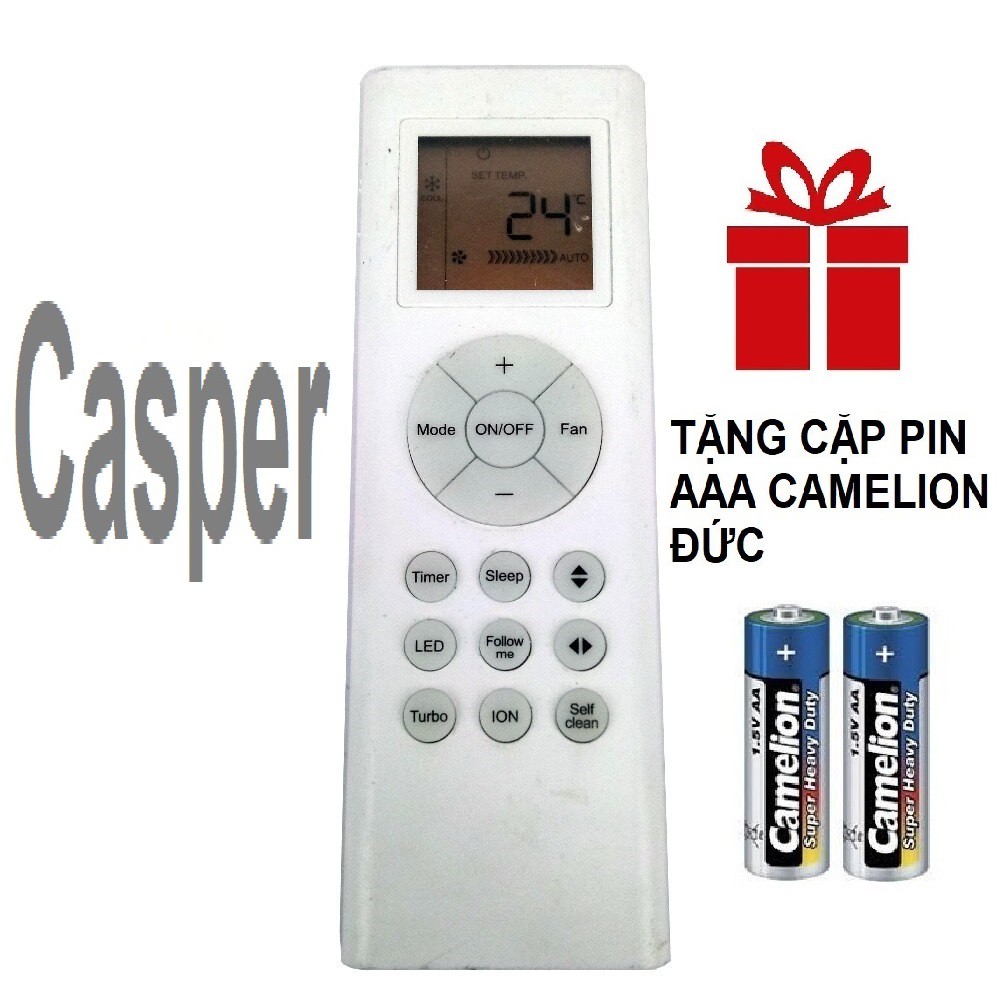 Remote máy lạnh CASPER mẫu 3 - Điều khiển điều hòa CASPER | Shopee Việt Nam