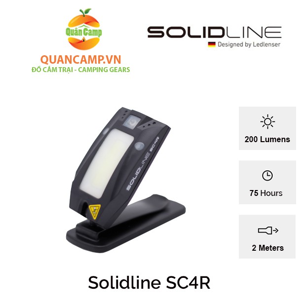 Đèn pin đeo nón Solidline SC4R - Ledlenser thiết kế và sản xuất ...