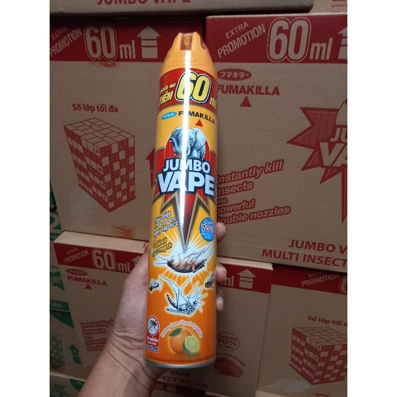Bình Xịt Muỗi & Côn Trùng Jumbo Vape Chai 600ml | Shopee Việt Nam