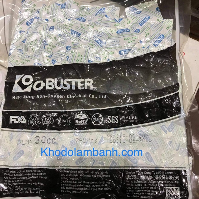 250 gói hút ẩm bánh trung thu, gói hút oxy obuster 30cc | Shopee Việt Nam