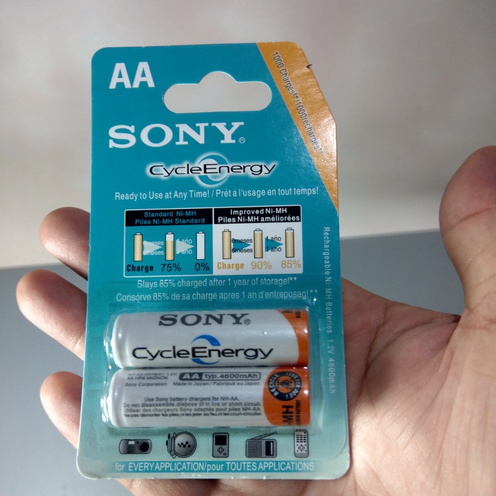Pin sạc Palo và sony 2A-3A 1100 -3000 - 4600mah | Shopee Việt Nam