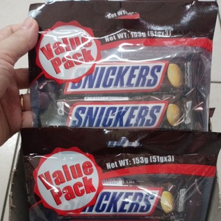 Socola Snickers gói 3 thanh 51g (153g) | Shopee Việt Nam