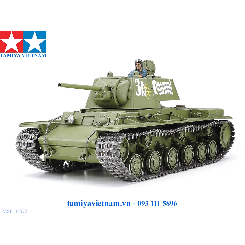 [TAMIYA] 35372 Mô hình xe tăng quân sự 1/35 SCALE RUSSIAN HEAVY TANK KV ...