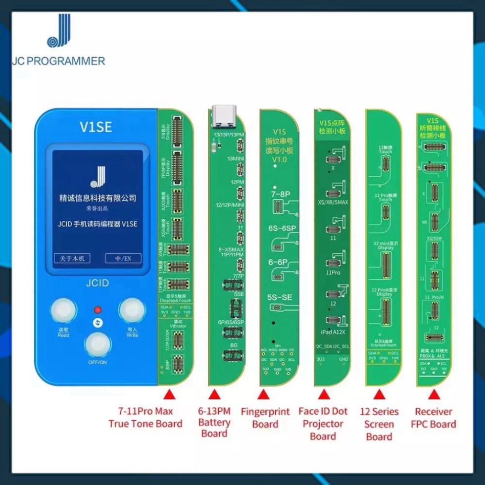 Box JC V1SE fix Màn 11 + Pin 15 (2 mạch - fix Truetone, chỉnh sửa Pin ...