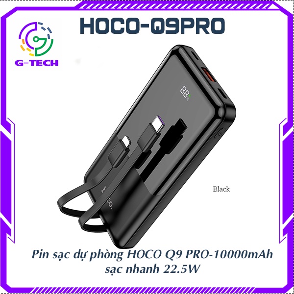 Pin sạc dự phòng Hoco Q9 PRO 10000mah sạc nhanh 22.5W hiển thị led báo ...