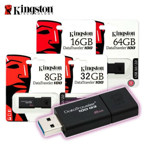 Ổ Đĩa Flash Kingston USB 3.0 Tốc Độ Cao 16GB 32GB 64GB 128GB 256GB ...
