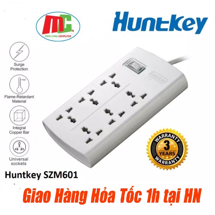 Ổ Cắm Điện Đa Năng Chống Sét Huntkey SZM401 SZM804 SZN601 PZC504 SZN507 - Hàng Chính Hãng Bảo ...