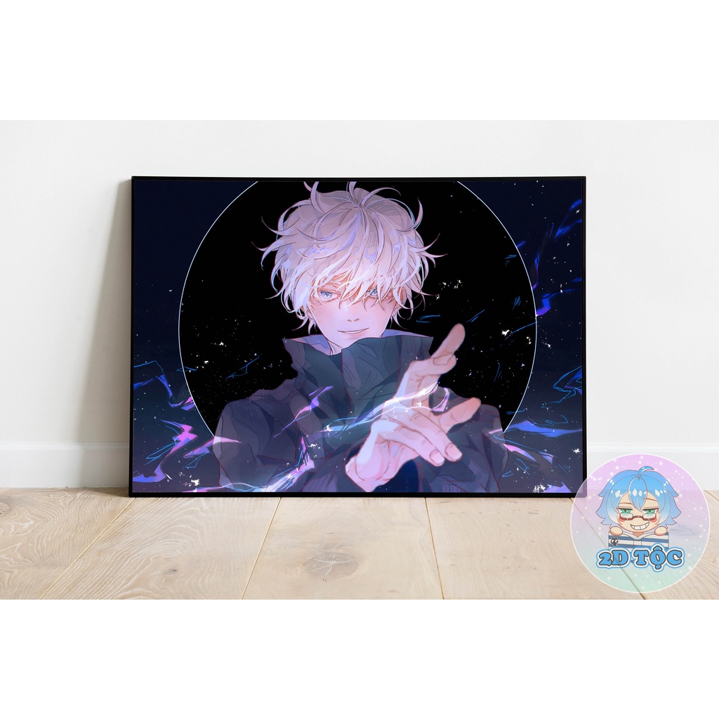 TRANH POSTER A3 GOJO SATORU (4) ANIME MANGA JUJUTSU KAISEN CHÚ THUẬT ...