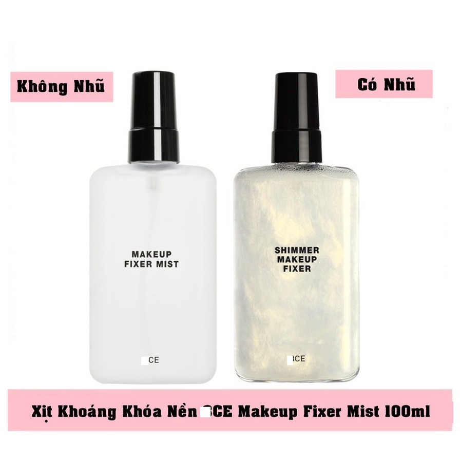 Xịt khoáng 3CE, khóa nền Cố Định Lớp Trang Điểm 100ml Shimmer Makeup Fixer( có nhũ ) | Shopee ...