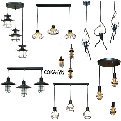 Đèn thả cà phê-đèn trang tríphòng bếp-nhà hàng-cửa hàng TCF05-TCF30 ...
