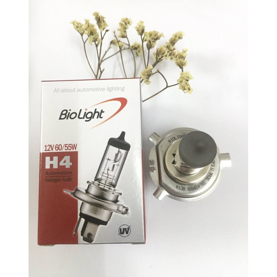 Bóng đèn Halogen Bio H4-12V60/55W- trắng | Shopee Việt Nam