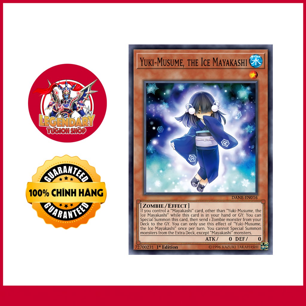 [Thẻ Bài Yugioh Chính Hãng] 'Yuki-Musume, the Ice Mayakashi' | Shopee ...