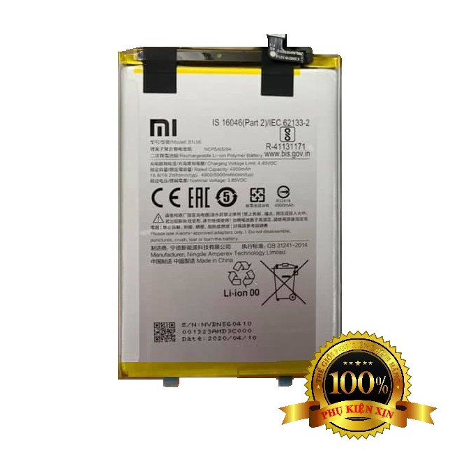 Pin Xiaomi (BN56) Redmi 9A/9C/XIAOMI POCO M2PRO/4900MAh Chính Hãng ...