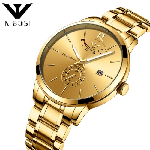 Đồng hồ Nibosi nam dây thép đặc 2318 fullbox | Shopee Việt Nam