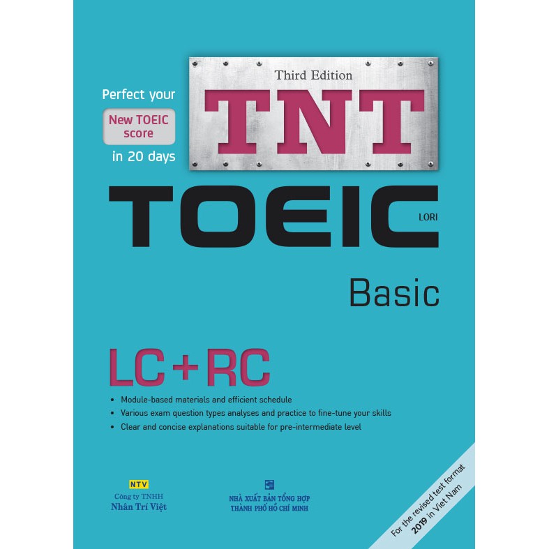Sách - TNT TOEIC Basic LC + RC (Third edition - 2019 format) | Shopee Việt Nam