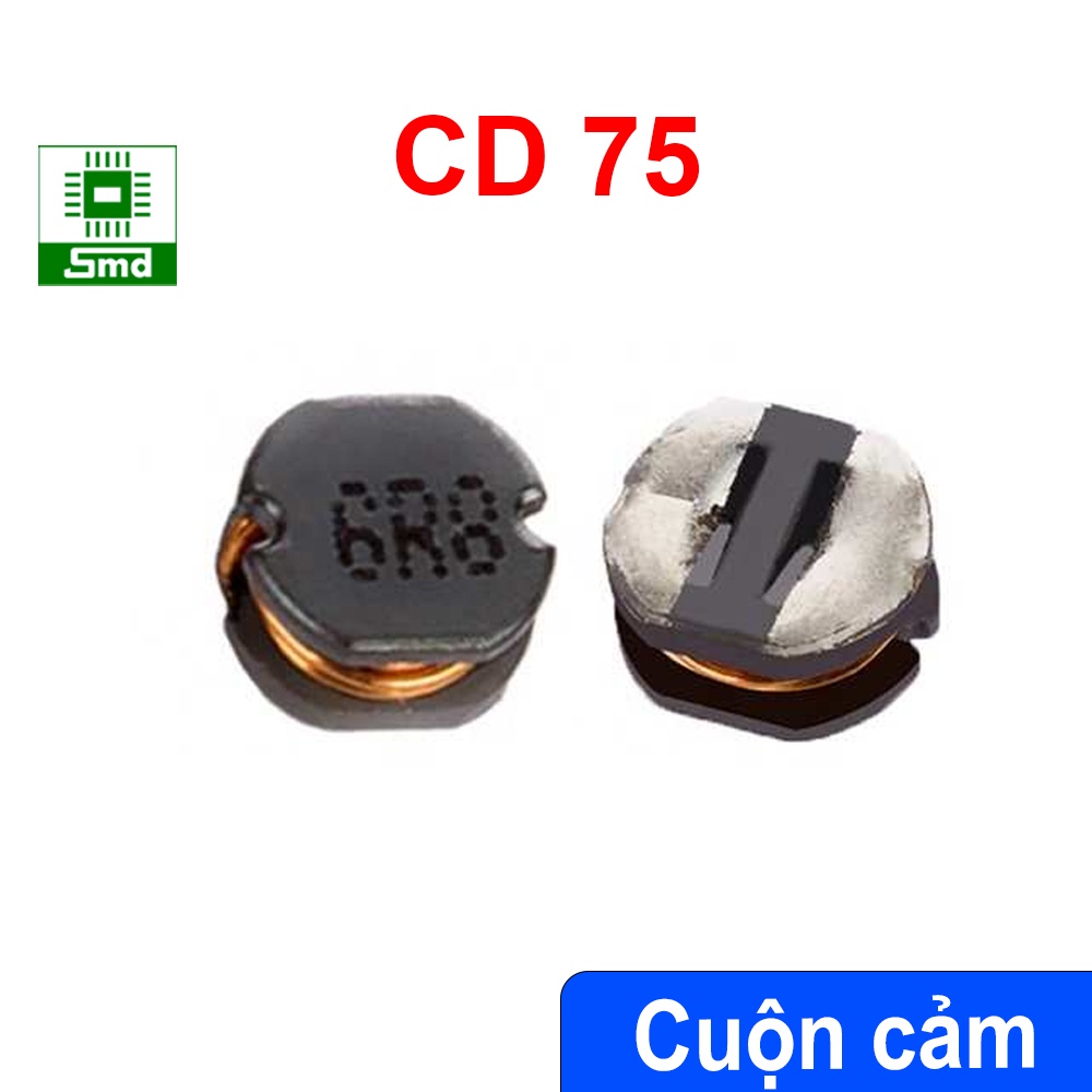 Set 10 Cuộn Cảm dán CD54 CD75 CD43 CD32 470uH 220 100 100 Uh 220Uh 330Uh linh kiện điện tử SMD ...