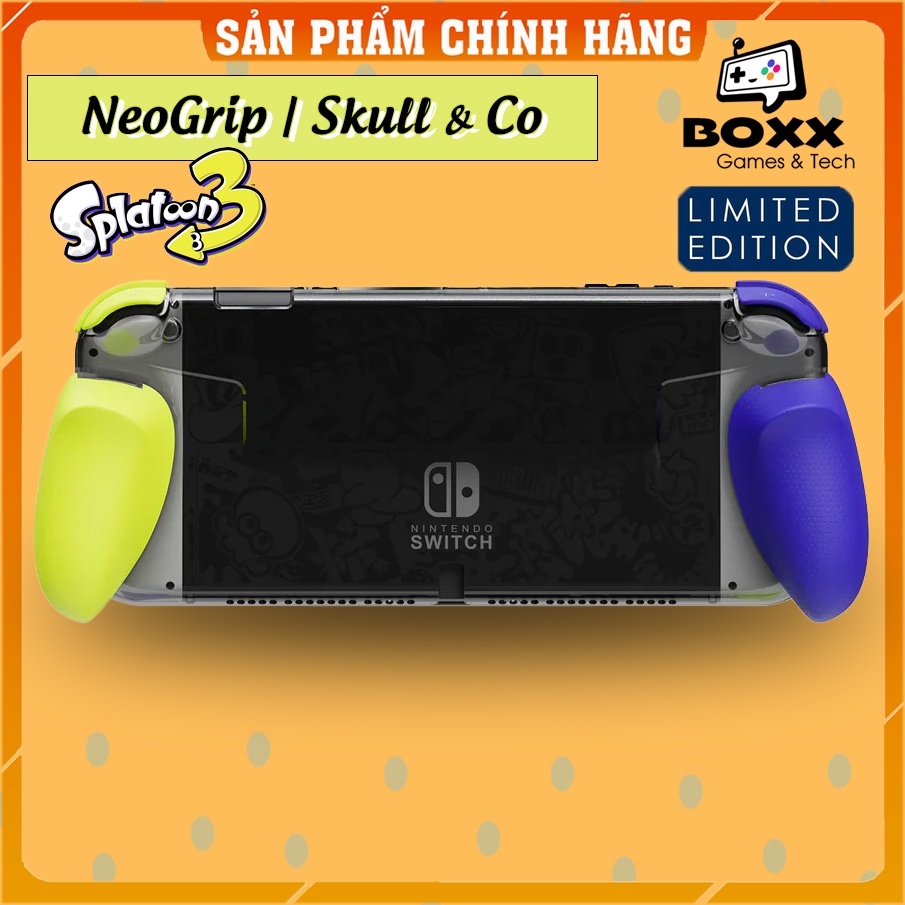 Ốp lưng GripCase hãng Skull & Co cho Nintendo Switch OLED bản Splatoon 3 Limited | Shopee Việt Nam