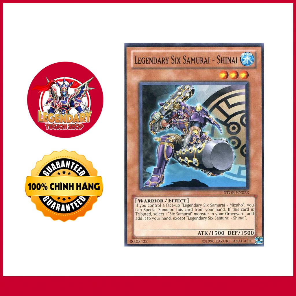 [Thẻ Bài Yugioh Chính Hãng] Legendary Six Samurai - Shinai | Shopee Việt Nam