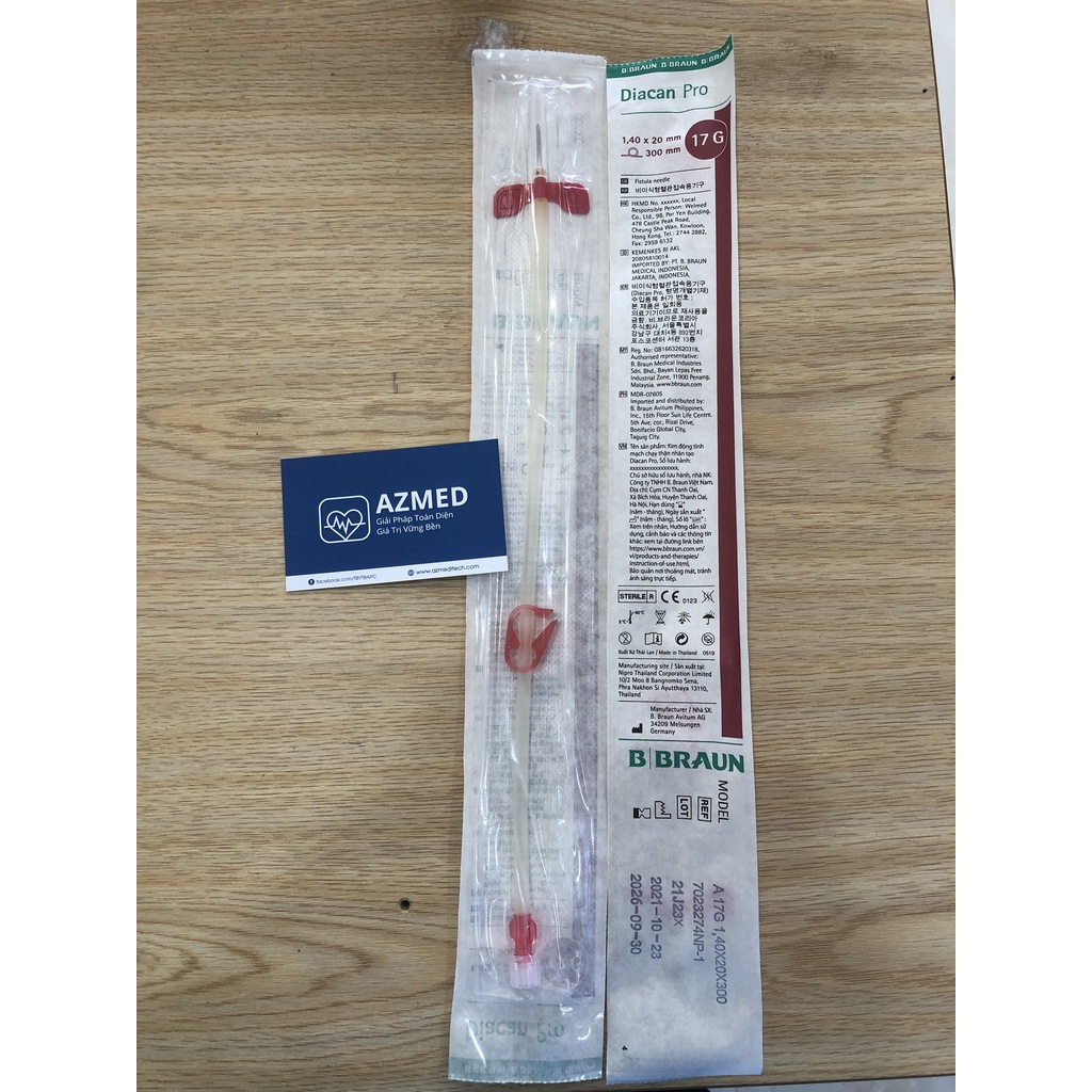 Quả lọc thận - Kim thận Braun DIACAN PRO 17G/Kim thận Maxin 16G/17G/Kim ...