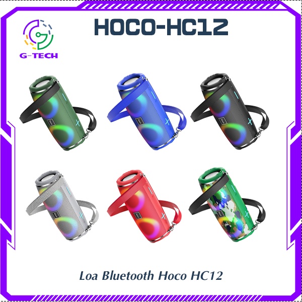 Loa Bluetooth Hoco HC12 hàng chính hãng âm thanh trung thực có đèn led ...