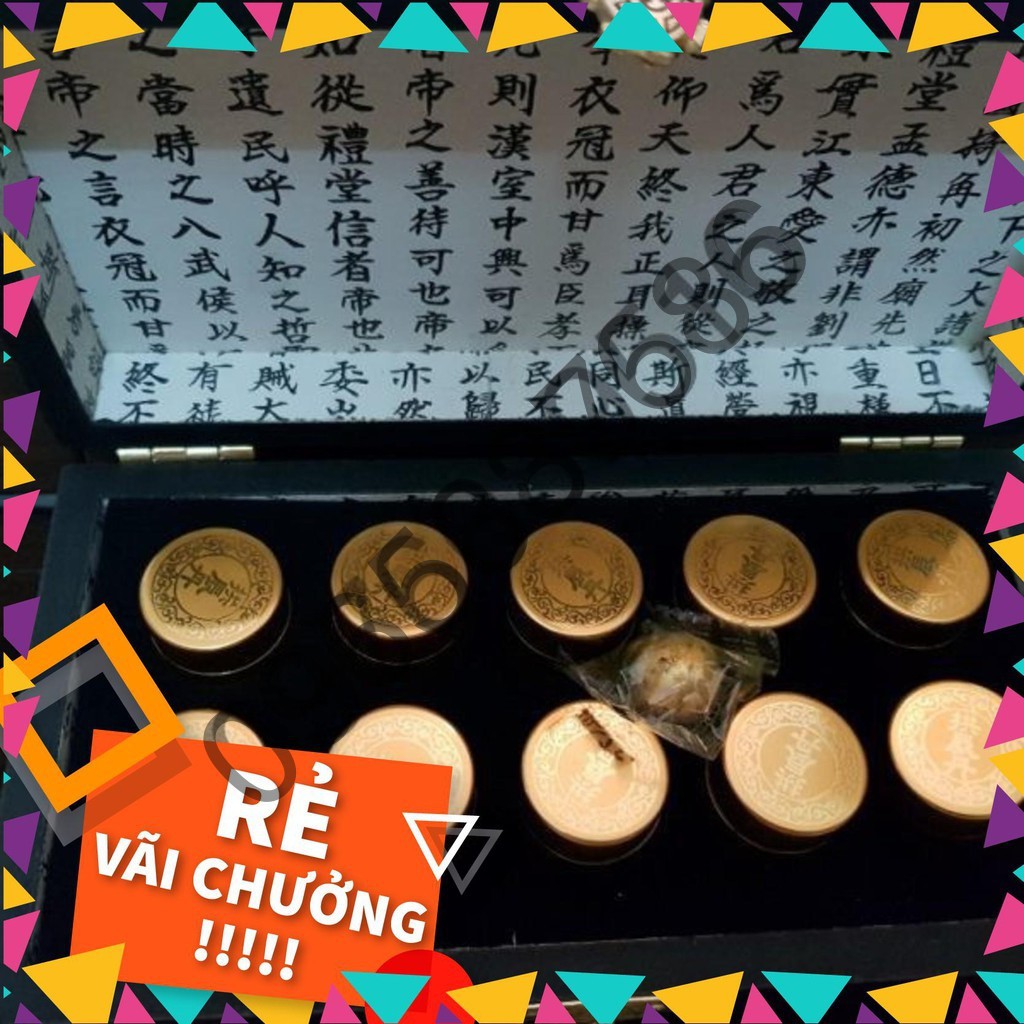 An Cung Ngưu Hoàng Hoàn Hàn Quốc Hộp Gỗ 10 Viên | Shopee Việt Nam