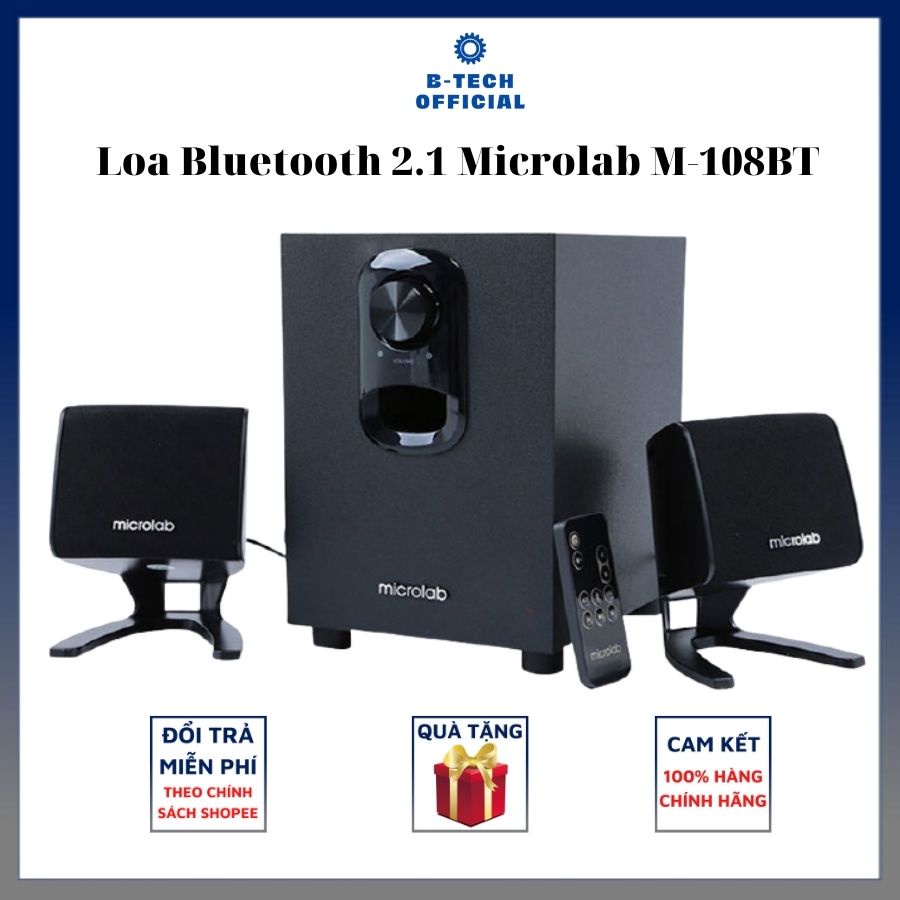 Loa nghe nhạc máy tính điện thoại kết nối Bluetooth, USB, 3.5 mm 2.1 ...