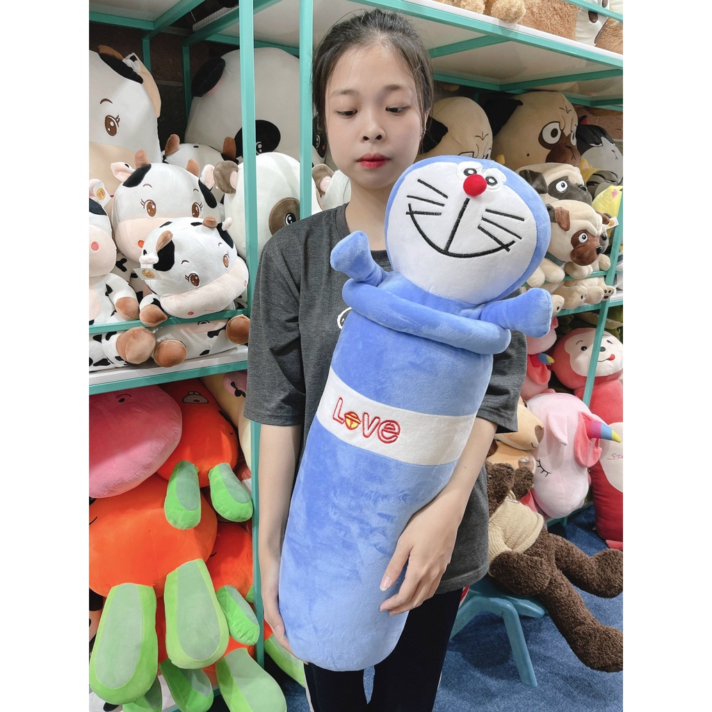 Gấu Bông Mèo Máy Doremon Doraemon Đô rê mon Đội Mũ Rock Dễ Thương Mềm ...