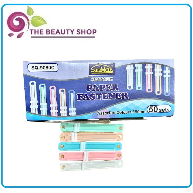 Kẹp Acco nhựa Suremark Paper Fastener SQ-9080C (Hộp 50 Cái) | Shopee ...