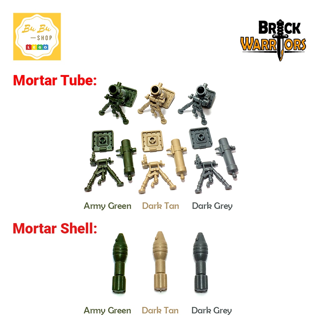 [Phụ kiện] BrickWarriors - Mortar - Phụ kiện cho nhân vật | Shopee Việt Nam