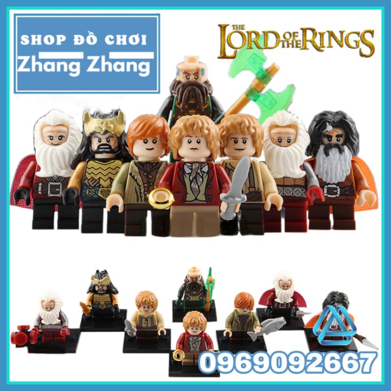 Đồ chơi Xếp hình The Lord of the Rings Dwalin - Bifur - Bain - Balin ...