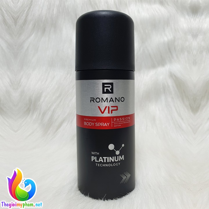 Xịt Ngăn Mùi Nước Hoa Cao Cấp Romano Vip Passion 150ml | Shopee Việt Nam