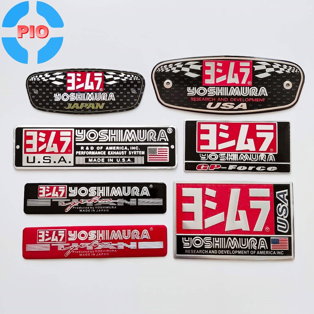 Tem Nhôm Dán Pô Xe, Ống Xả Xe Gắn Máy YOSHIMURA | Shopee Việt Nam