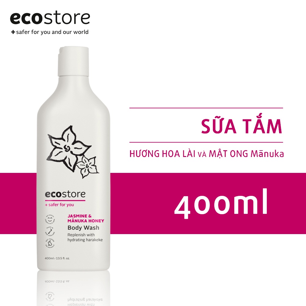 Sữa tắm hương lài và mật ong Mānuka gốc thực vật Ecostore 400ml exp 12.2024 | Shopee Việt Nam