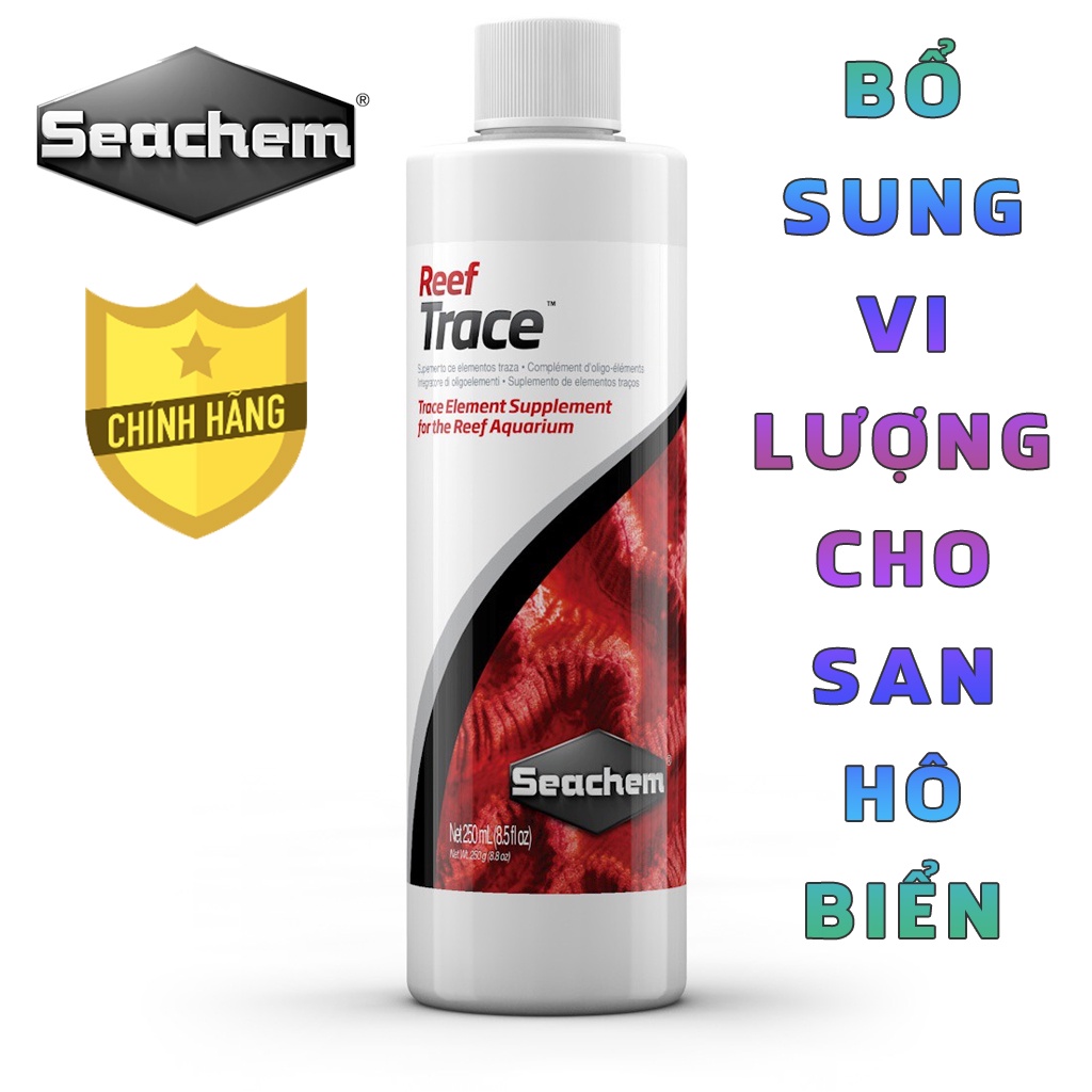 Dung dịch Seachem - Reef Trace bổ sung vi lượng cho san hô cá biển - Chai 250/500 ml | Shopee ...