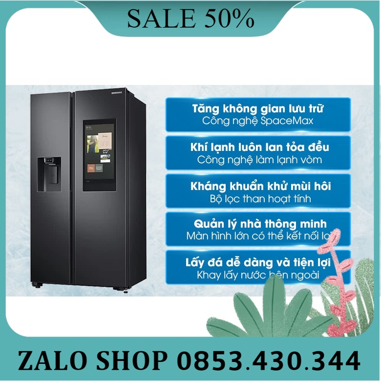 [HÀNG CHÍNH HÃNG] Tủ lạnh Samsung Family Hub Inverter 616 lít ...
