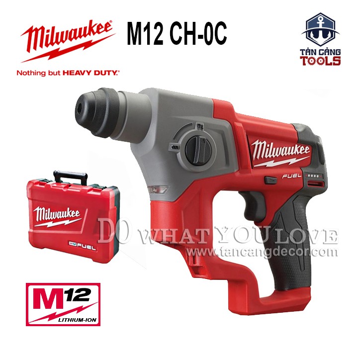 Máy Khoan Bê Tông Dùng Pin Milwaukee M12 CH-0C ( Thân Máy ) | Shopee ...